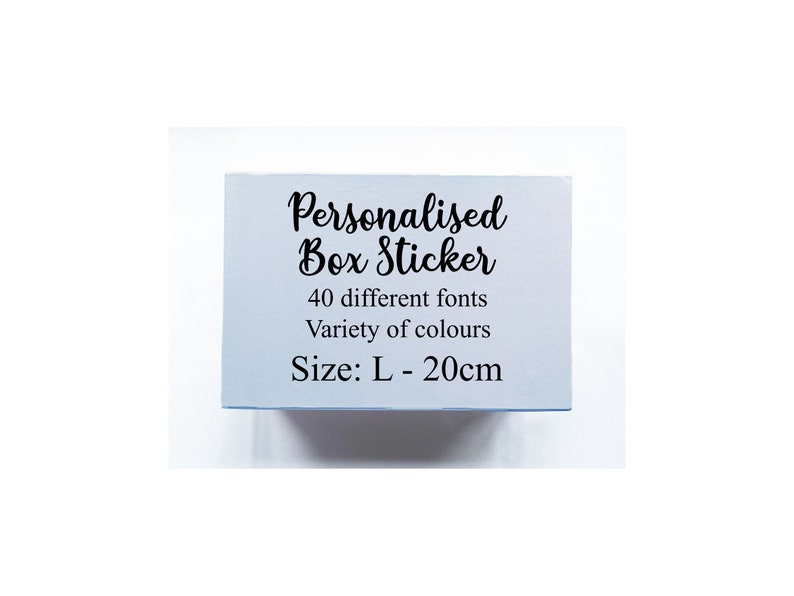 Personalised Large Name/role Vinyl Decal Sticker for Gift Bag - Etsy