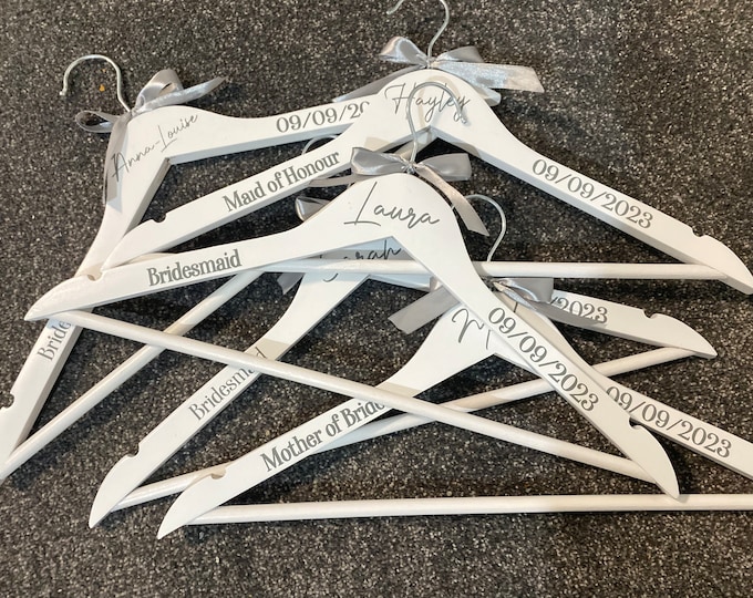 Custom Hanger Sticker Hanger Decal, Hanger Vinyl, Maid of Honour ...