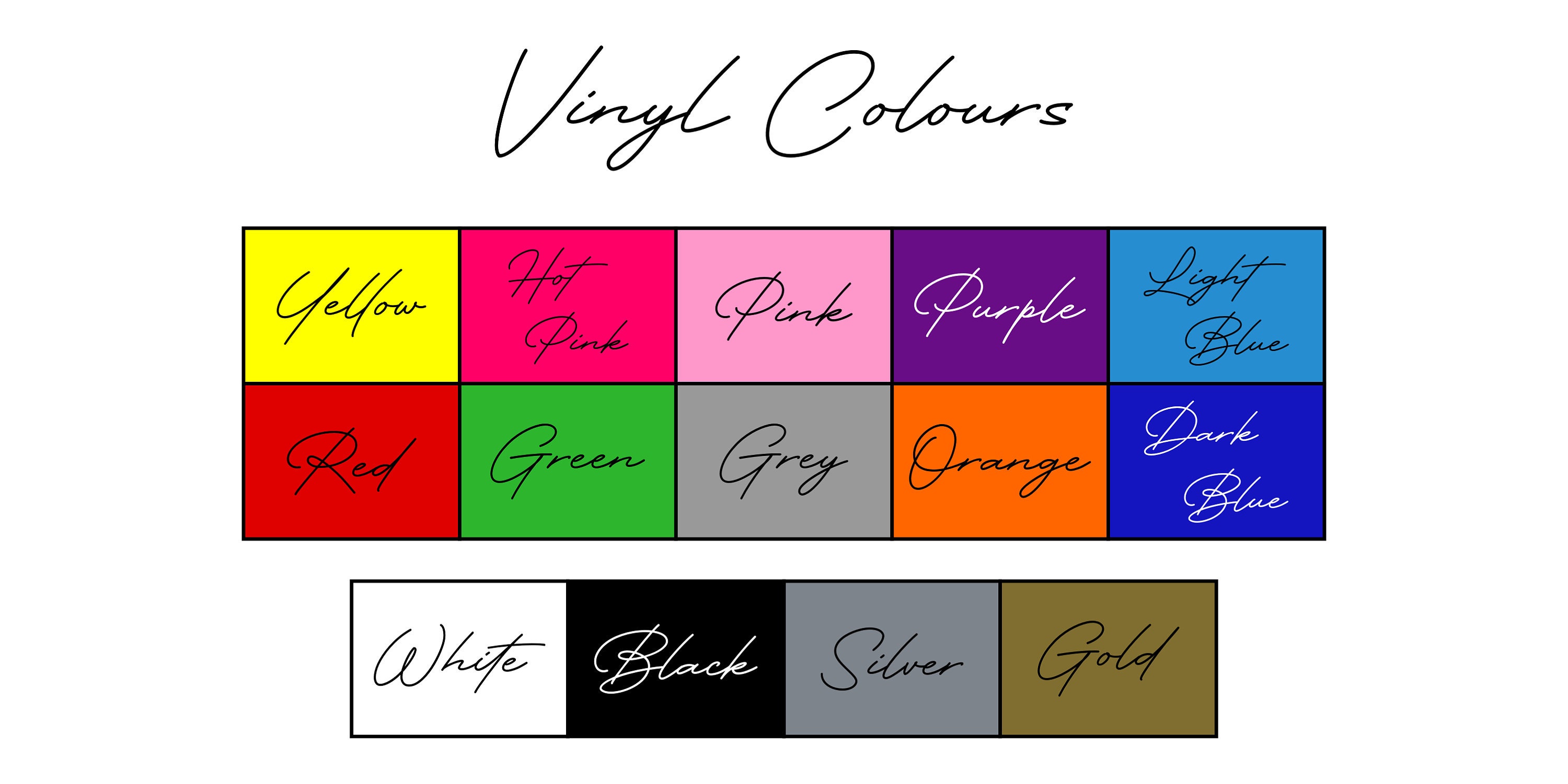 Glossy Large Personalised Backdrop Vinyl Decal - Etsy UK