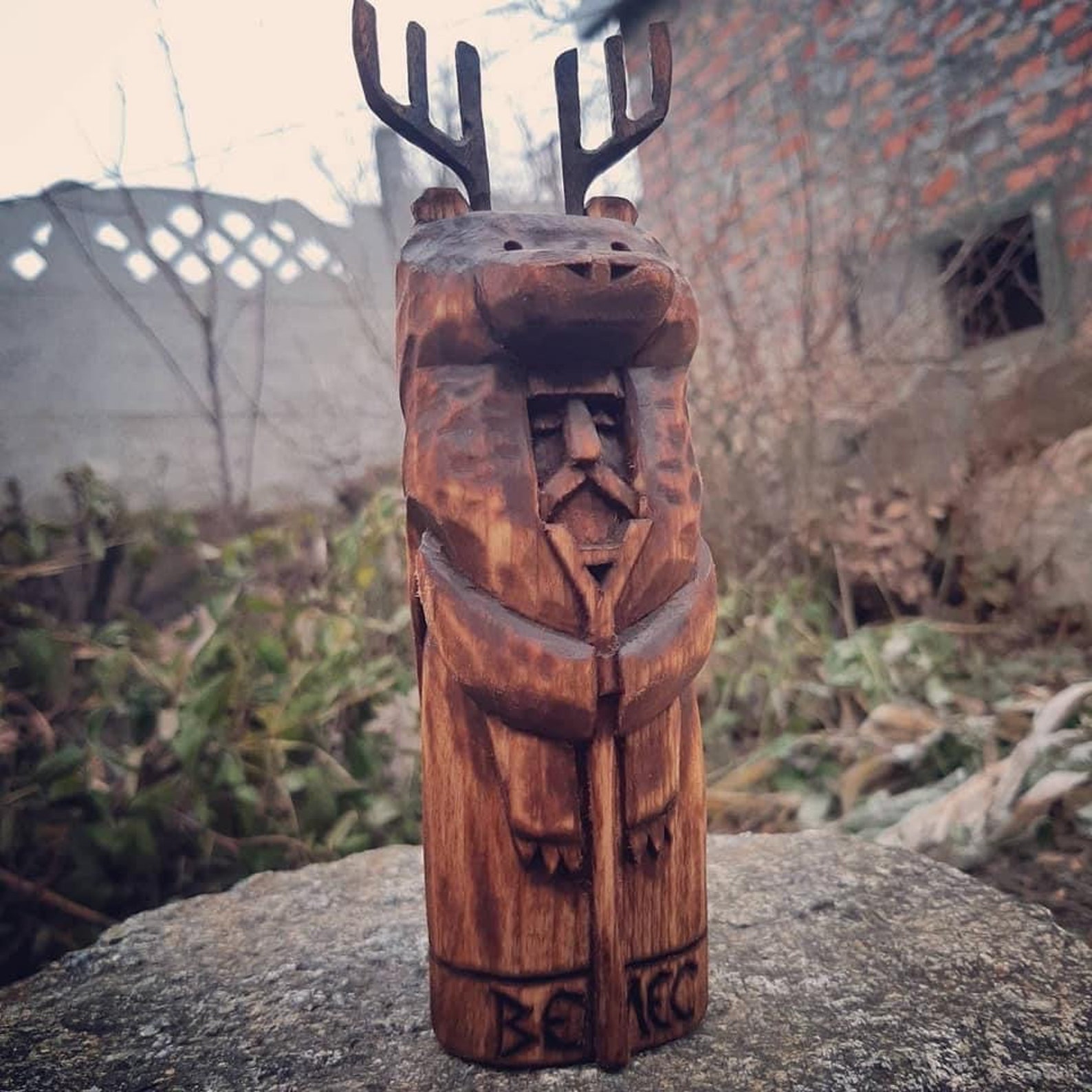 Hand Carved Slavic Gods Figurine Pantheon 5 Statues Lada | Etsy