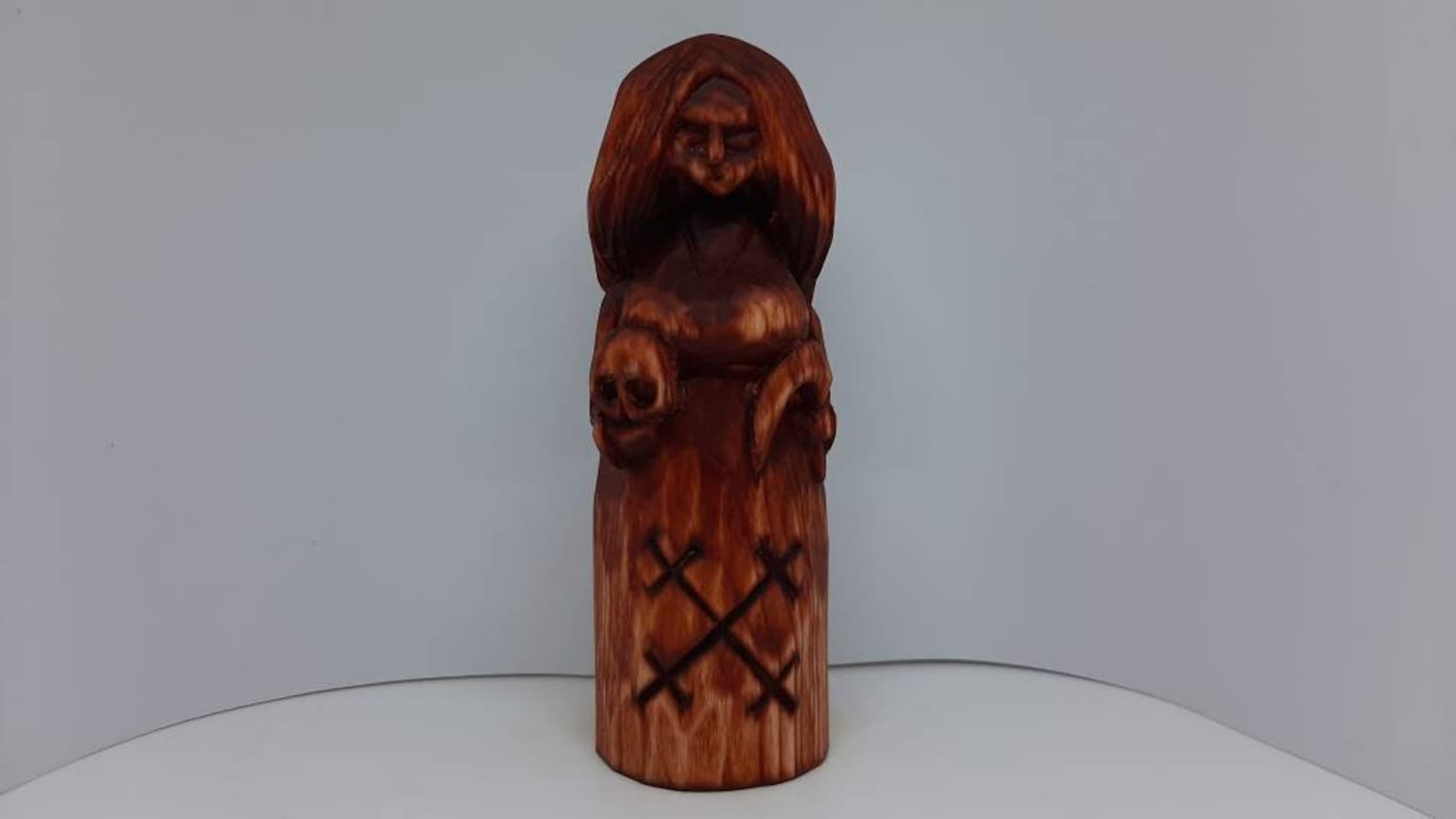 KOLYADA God Wooden Statue Slavic Gods Kolyada Pagan Goddess - Etsy