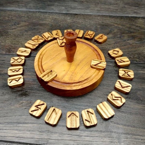 Wooden Runes - Etsy