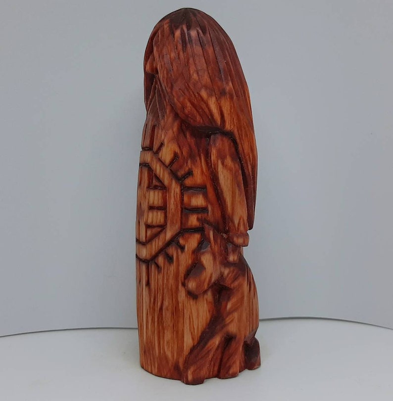 KOLYADA God Wooden Statue Slavic Gods Kolyada Pagan Goddess - Etsy