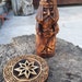 KOLYADA God Wooden Statue Slavic Gods Kolyada Pagan Goddess Wooden Hand ...