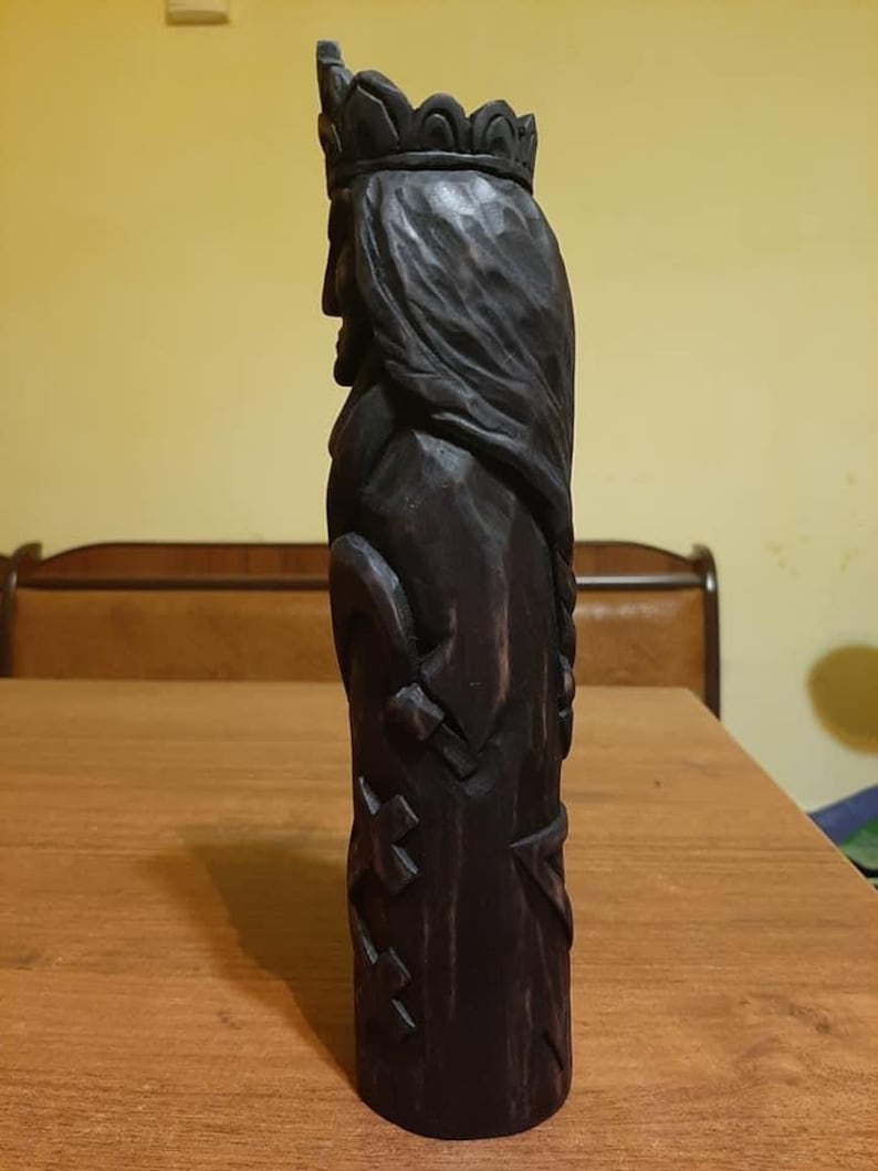 Morena Slavic Goddess Mara Goddess Wooden Statue Marzanna | Etsy