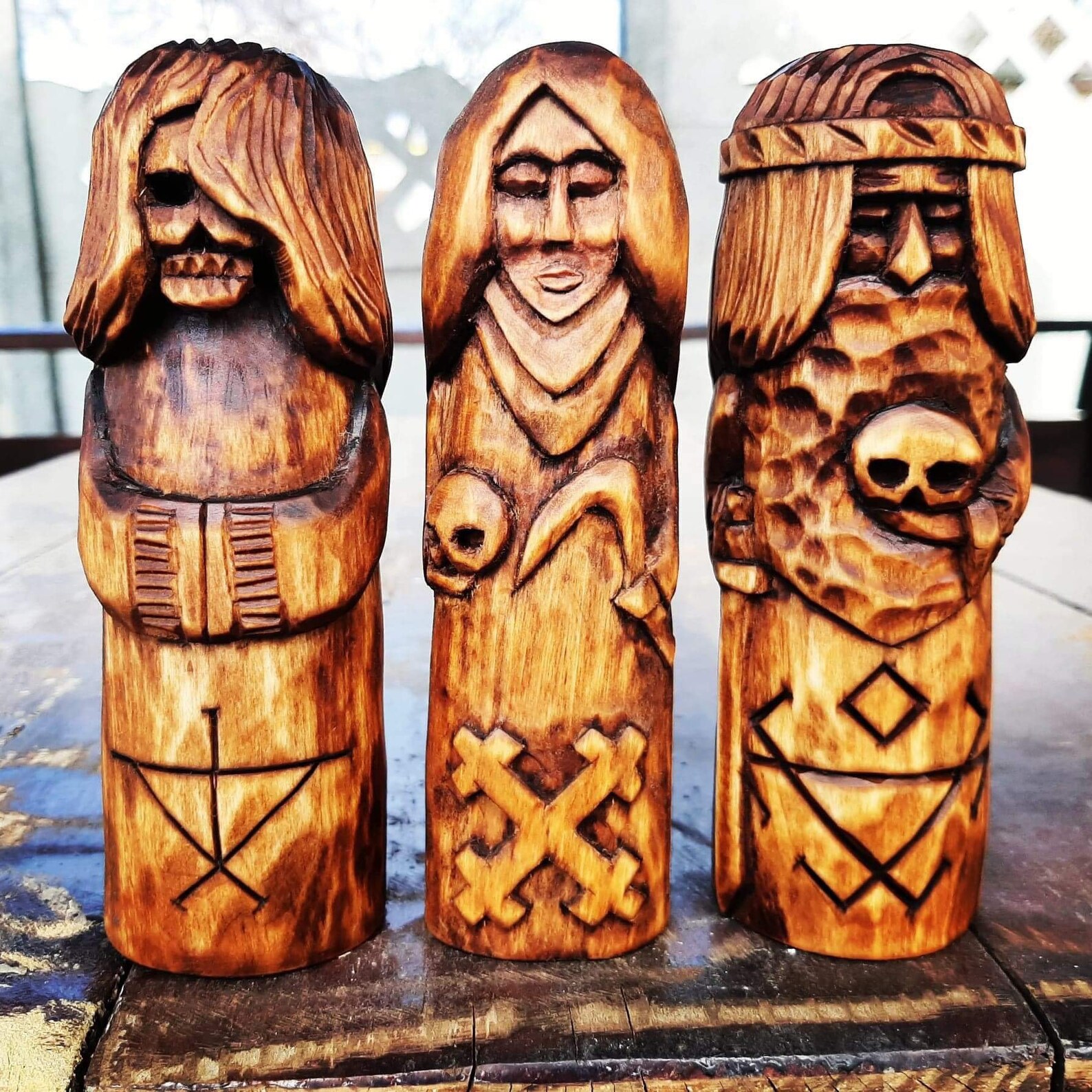 Slavic Gods of Death Mara Goddess Wooden Statue Morana | Etsy