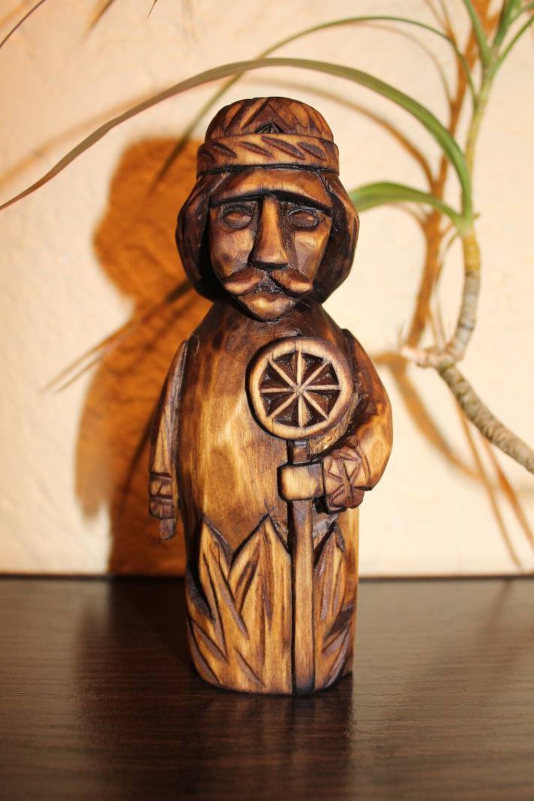 KOLYADA God Wooden Statue Slavic Gods Kolyada Pagan Goddess Wooden Hand ...