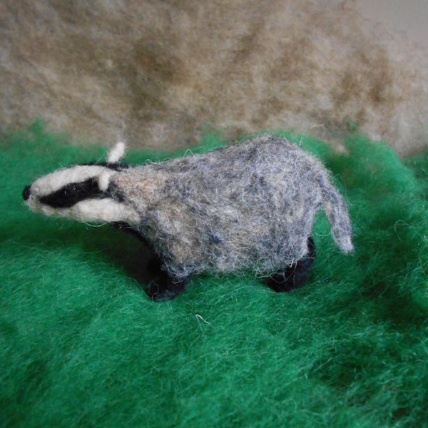 Felt Badger - Etsy