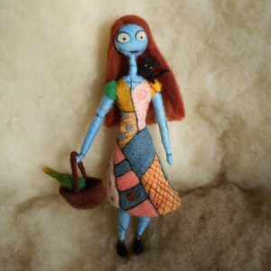 Zombie Felted Doll, Soft Sculpture Figurine Character Halloween ...