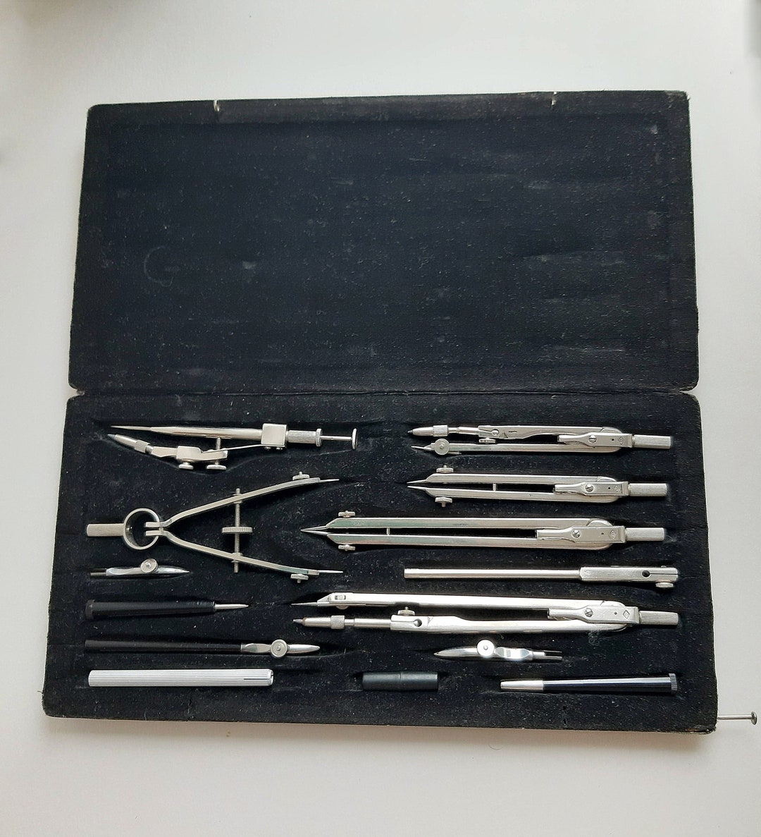 Soviet Drawing Set, Drawing Tool USSR, Case of Drawing Instruments - Etsy
