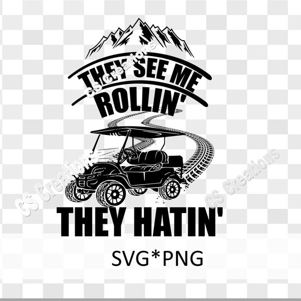 Golf Cart Life Svg - Etsy