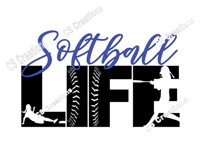 Softball Life SVG/PNG - Etsy