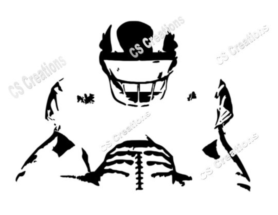 Football Player SVG/PNG instant Download - Etsy