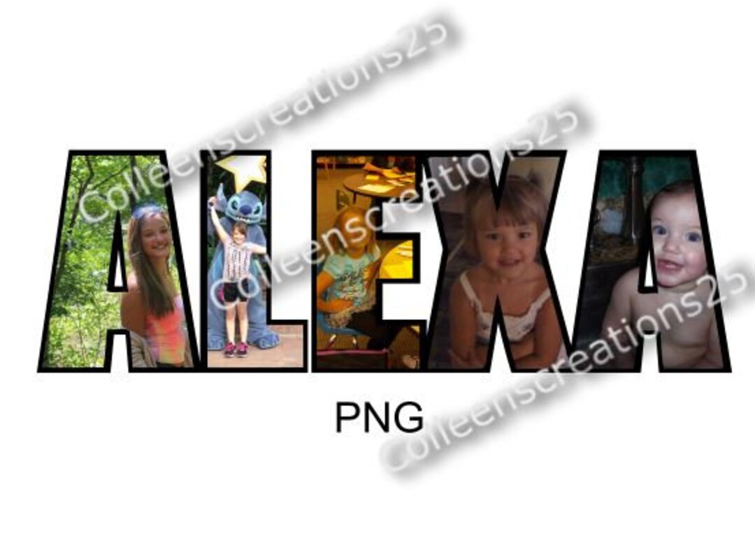 Photo Name, Custom, Made to Order Photo's PNG - Etsy