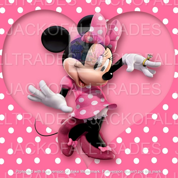 Minnie Mouse Learning Board Printable - Etsy