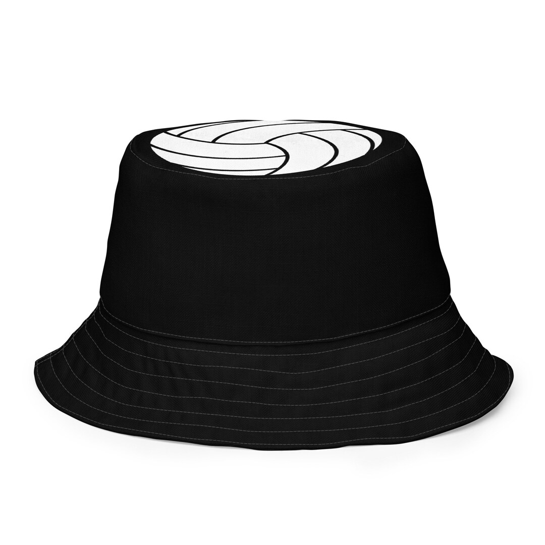 VOLLEYBALL Reversible Bucket Hat Beach Volleyball Bucket Hat Sun Hat ...