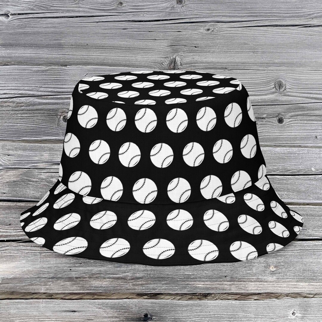 BASEBALL Bucket Hat Reversible Game Day Bucket Hat Baseball Fan printed ...