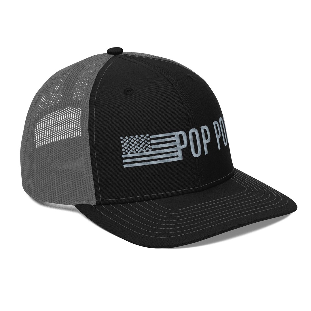 Suz POP POP Trucker Hat Richardson 112 Snapback Embroidered Flag Hat ...