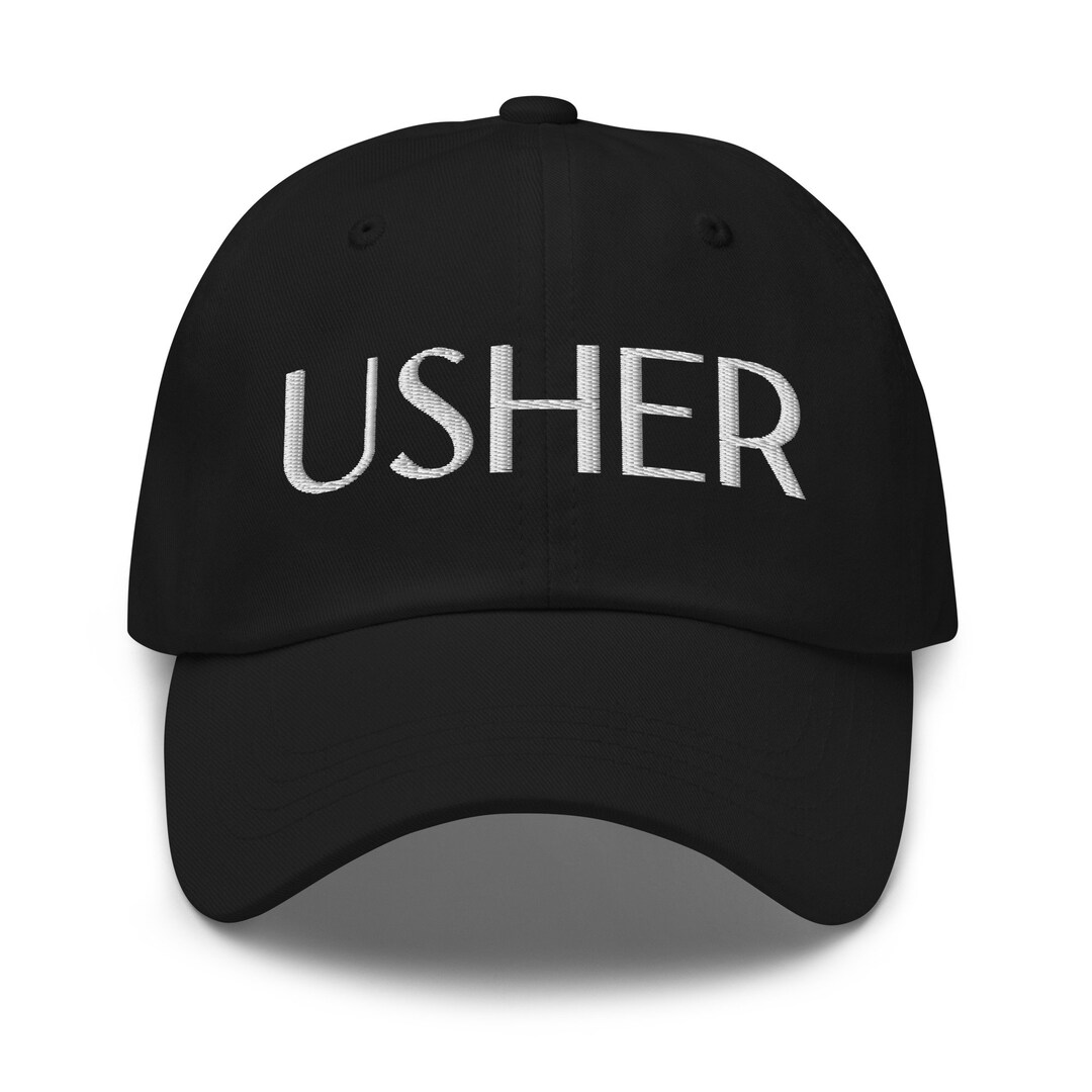 Embroidered "usher" Baseball Cap: Wedding, Church, Event Hat - Etsy