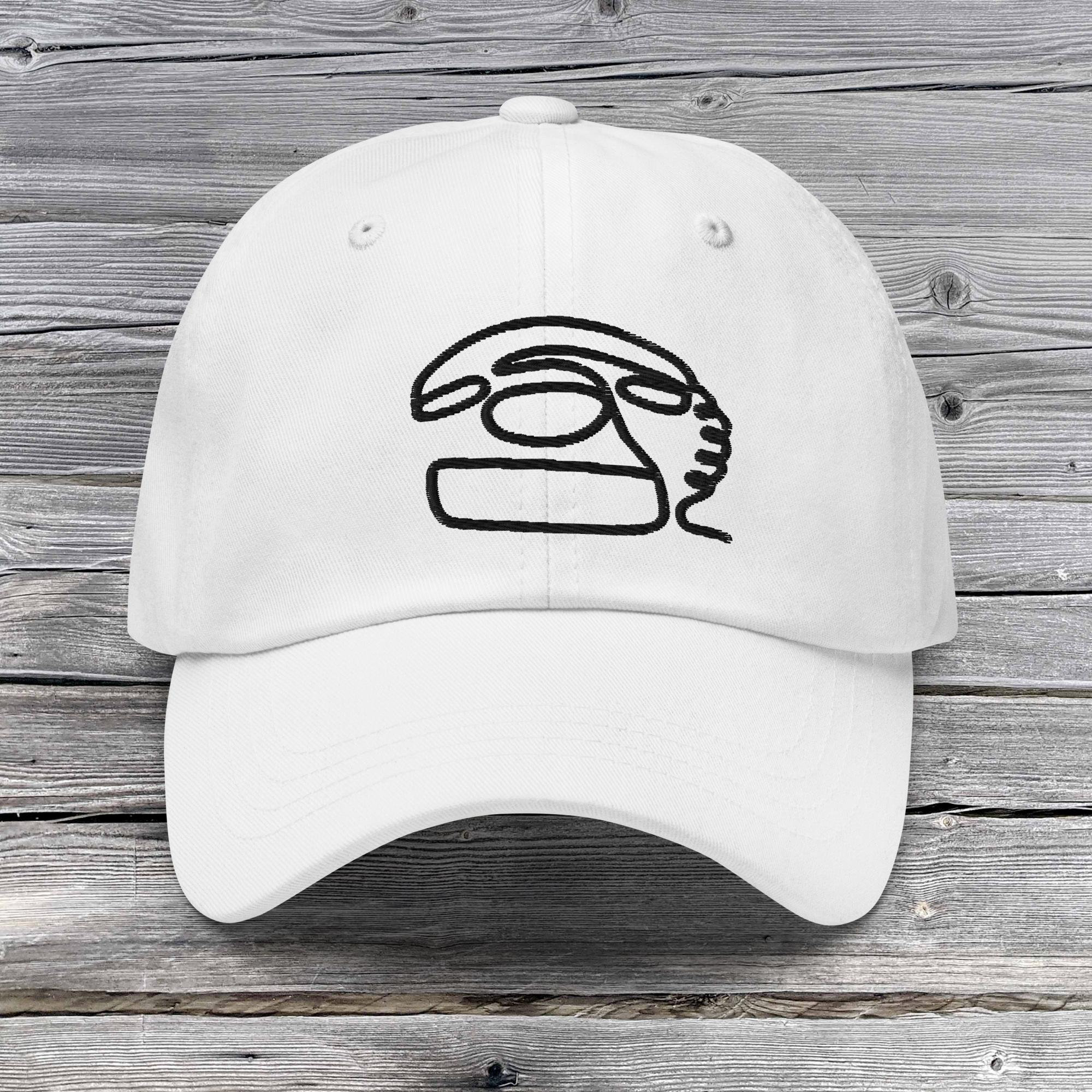 Telephone Hat Embroidered Telephone Baseball Cap Landline Cute - Etsy