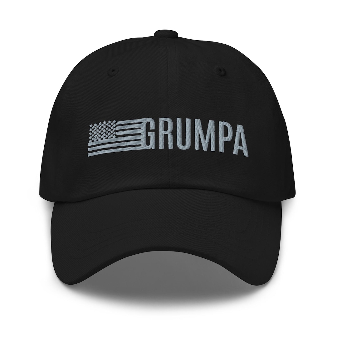 Suz GRUMPA Hat for Grumpy Pa Embroidered USA Grumpa Baseball Cap Flag ...