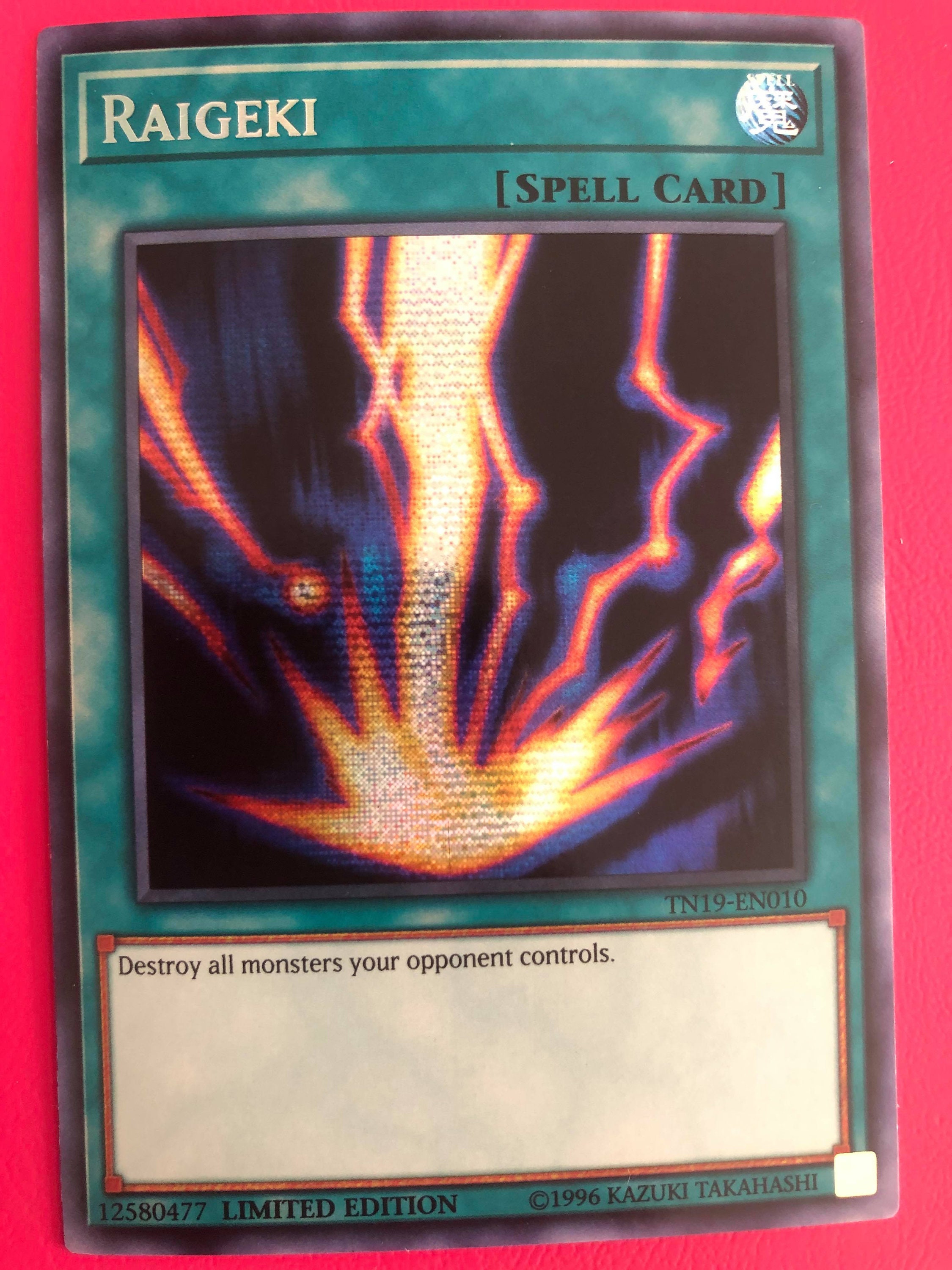 Raigeki - TN19-EN010 - Limited Edition - Near Mint! - Yugioh - Yugi's ...