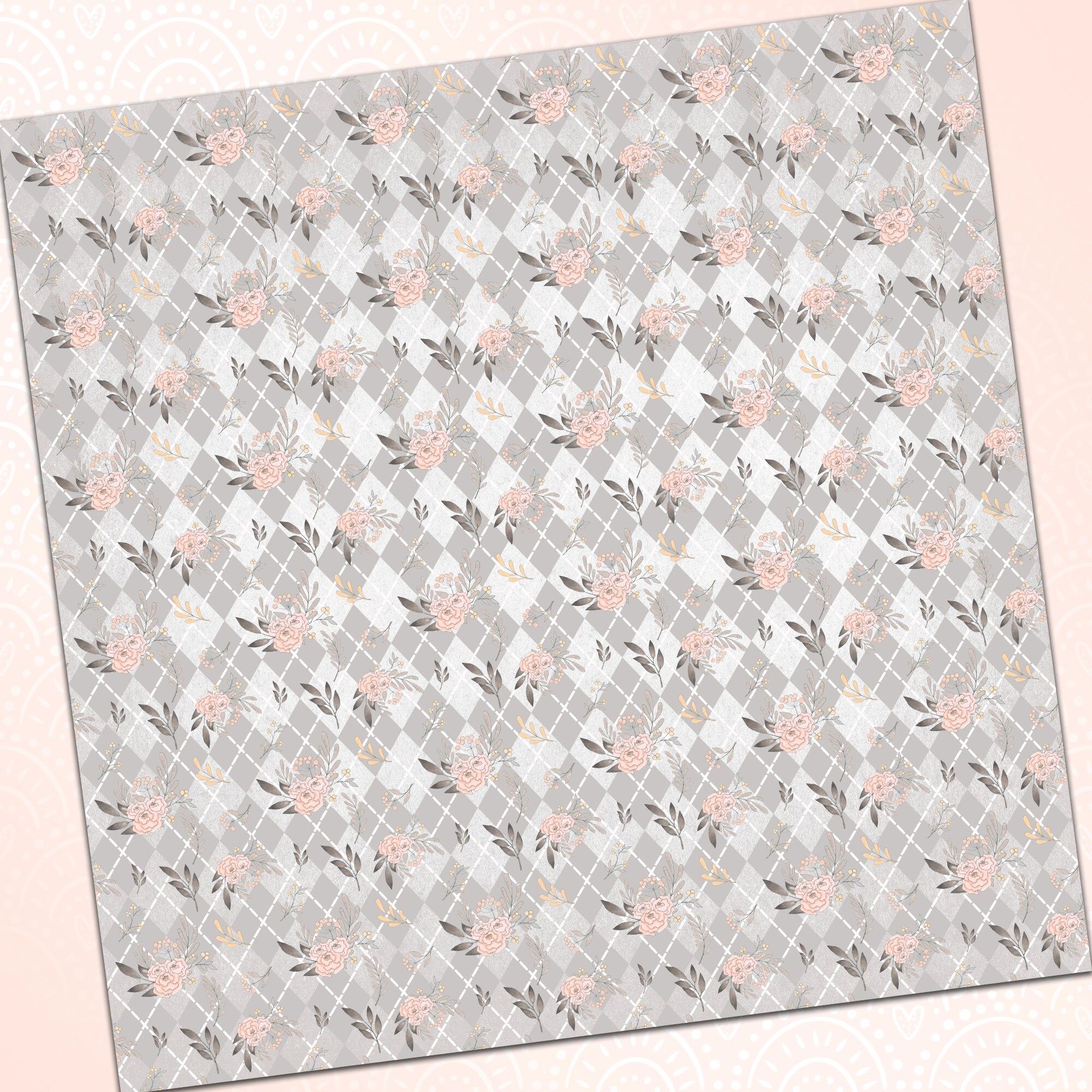 Lovely Friends Digital Paper Set Forest Animals Digital Paper Pack ...