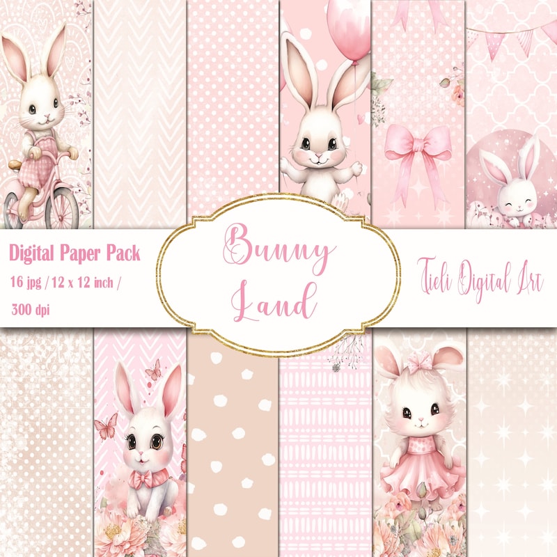 Girl Digital Paper - Etsy