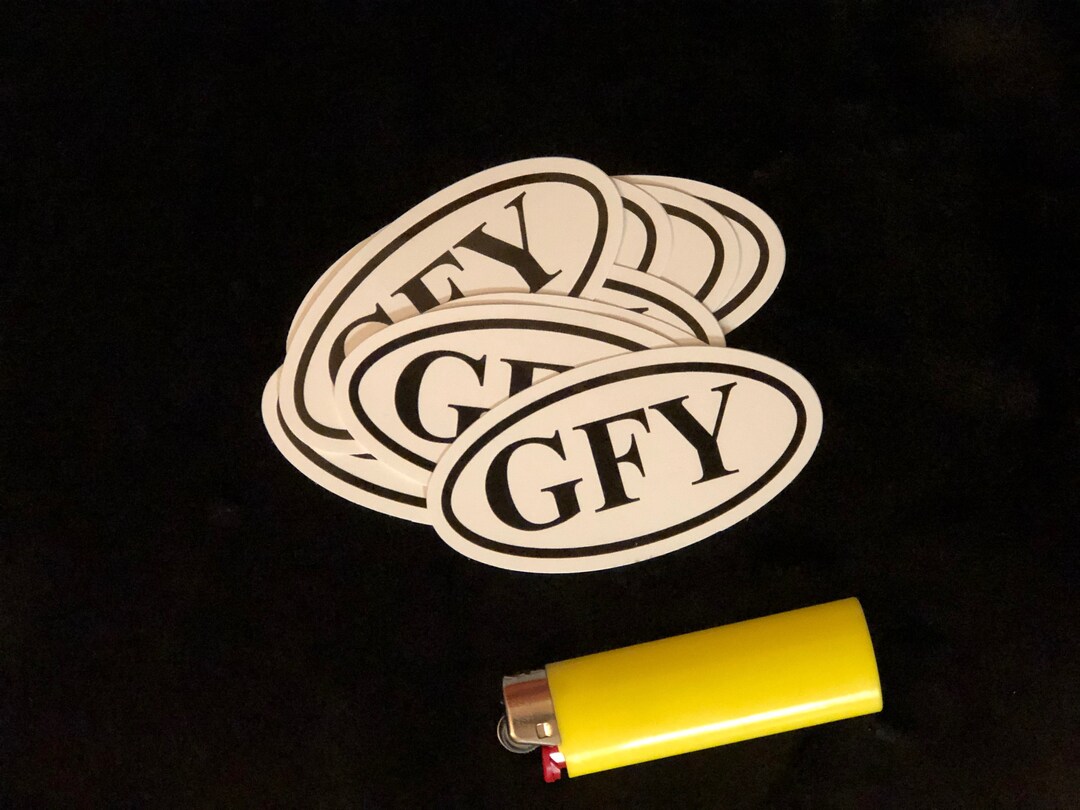GFY Stickers - Etsy