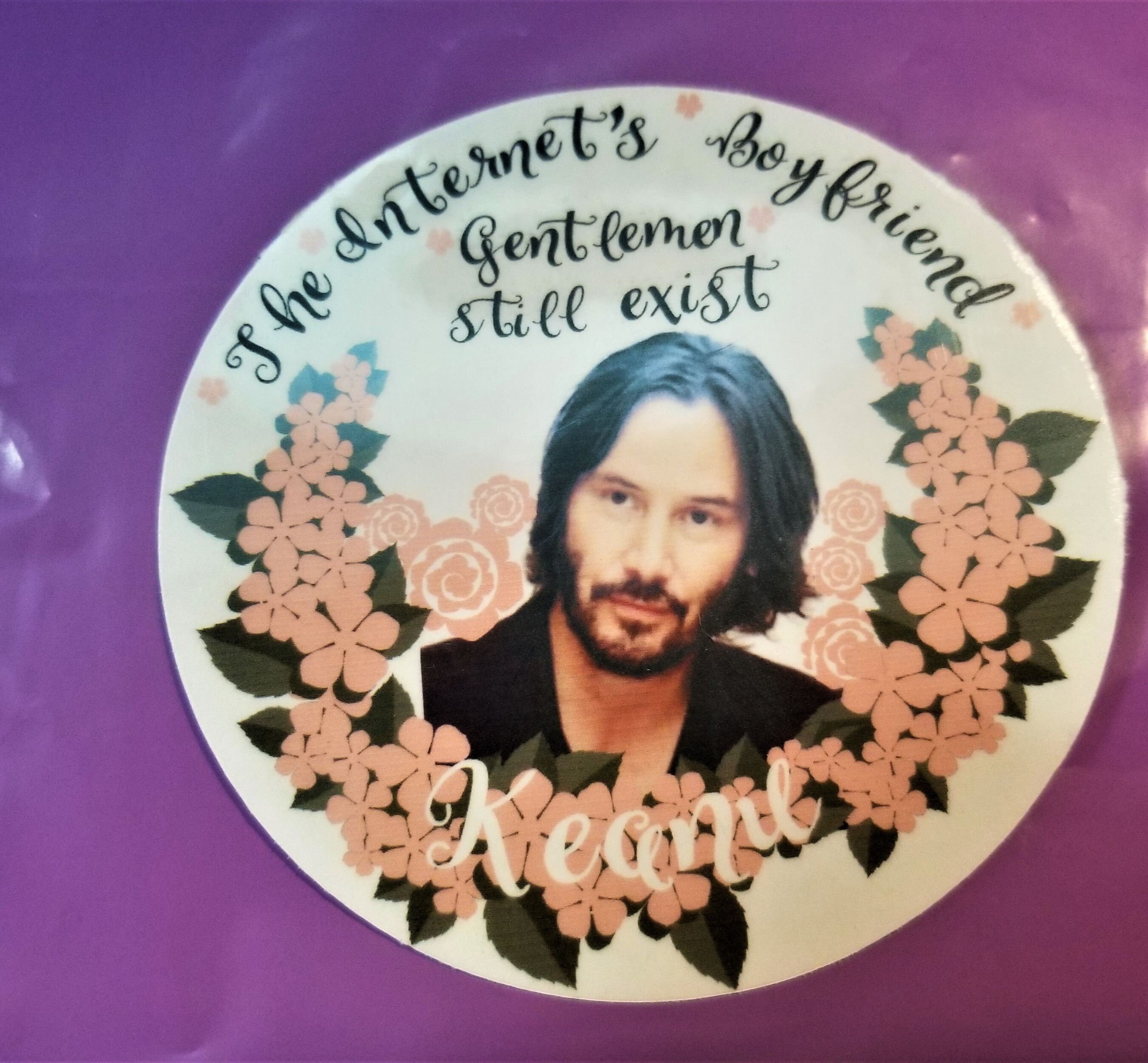 The Internet's Boyfriend Keanu Celebrity Laptop Decal. Gentlemen still ...