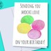 Printable Mochi Birthday Card, Mochi Card, Mochi Pattern, Mochi Lover ...
