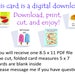 Printable Bacon Card You're My B.A.E. Bacon and Eggs - Etsy
