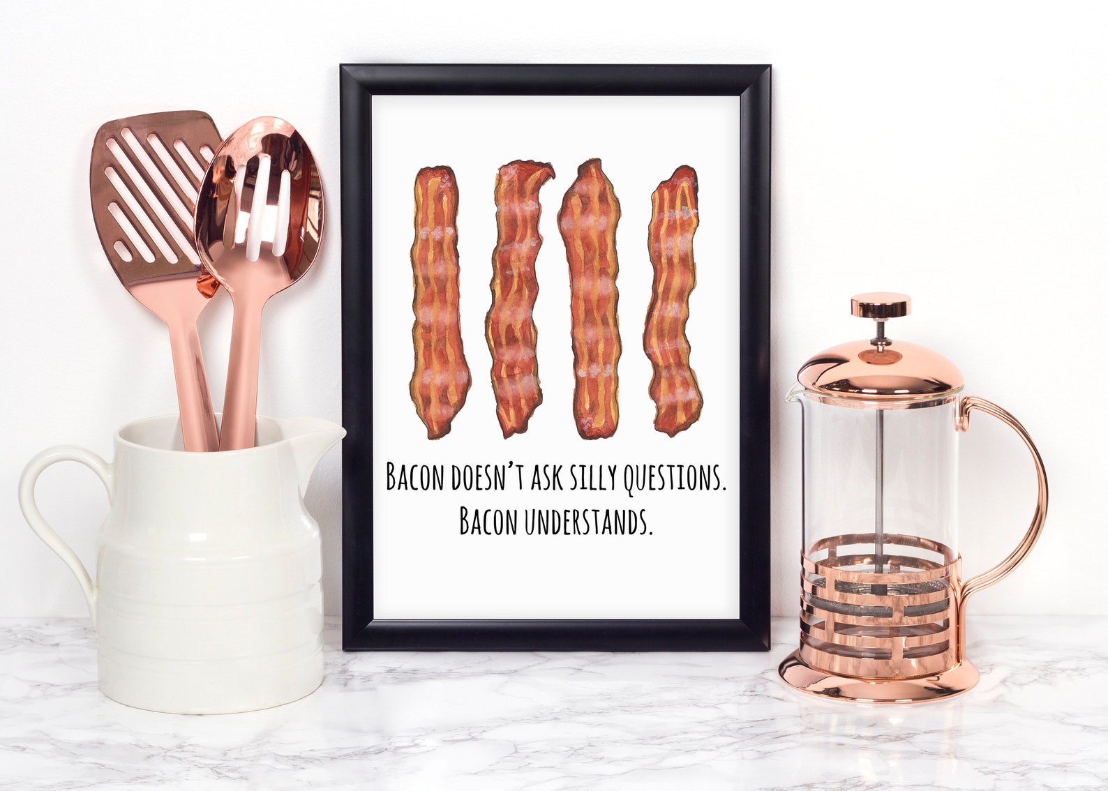 PRINTABLE Bacon Sign, Bacon Print, Bacon Digital Download, Bacon Food ...