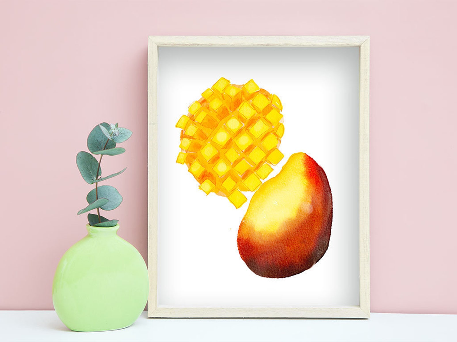 PRINTABLE Mango Art, Digital Mango Print, Mango Artwork, Digital ...