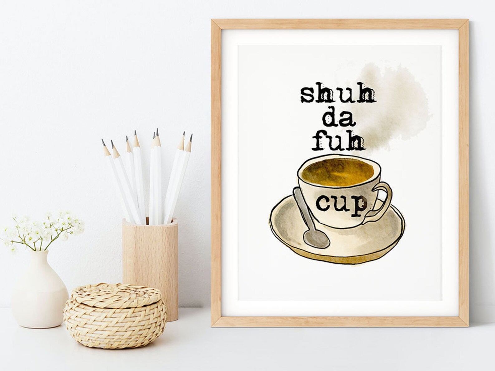 Printable Coffee Sign, Food Pun Coffee Print, Coffee Art, Coffee Wall ...