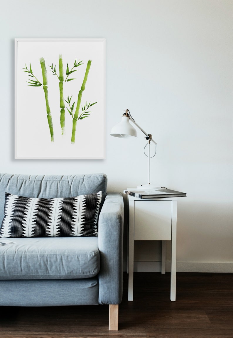 Bamboo Wall Art Printable Bamboo Print Bamboo Instant - Etsy
