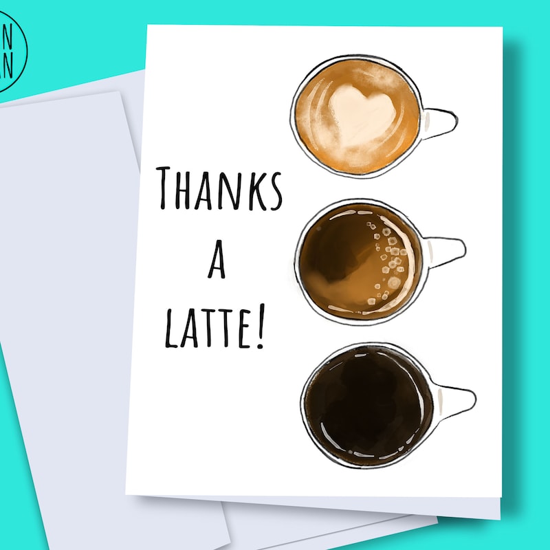 Coffee Thank You - Etsy