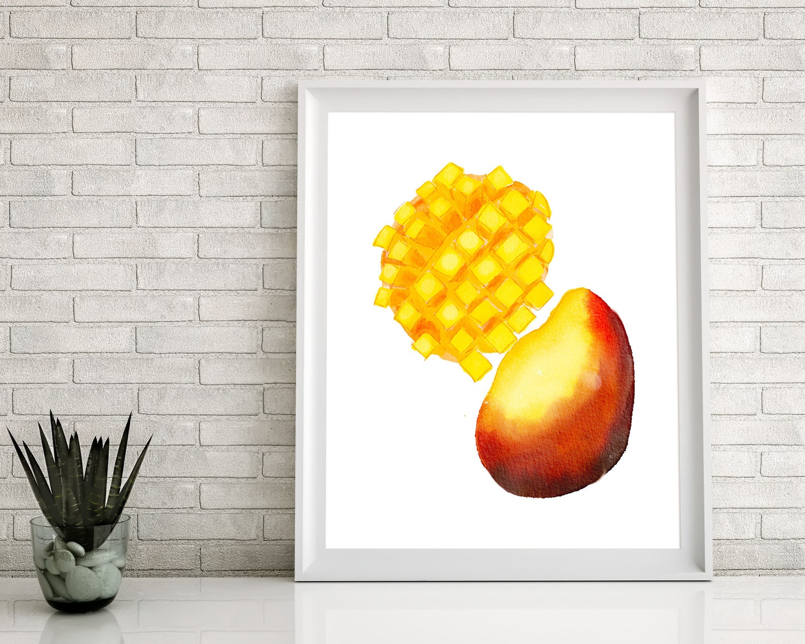 PRINTABLE Mango Art, Digital Mango Print, Mango Artwork, Digital ...