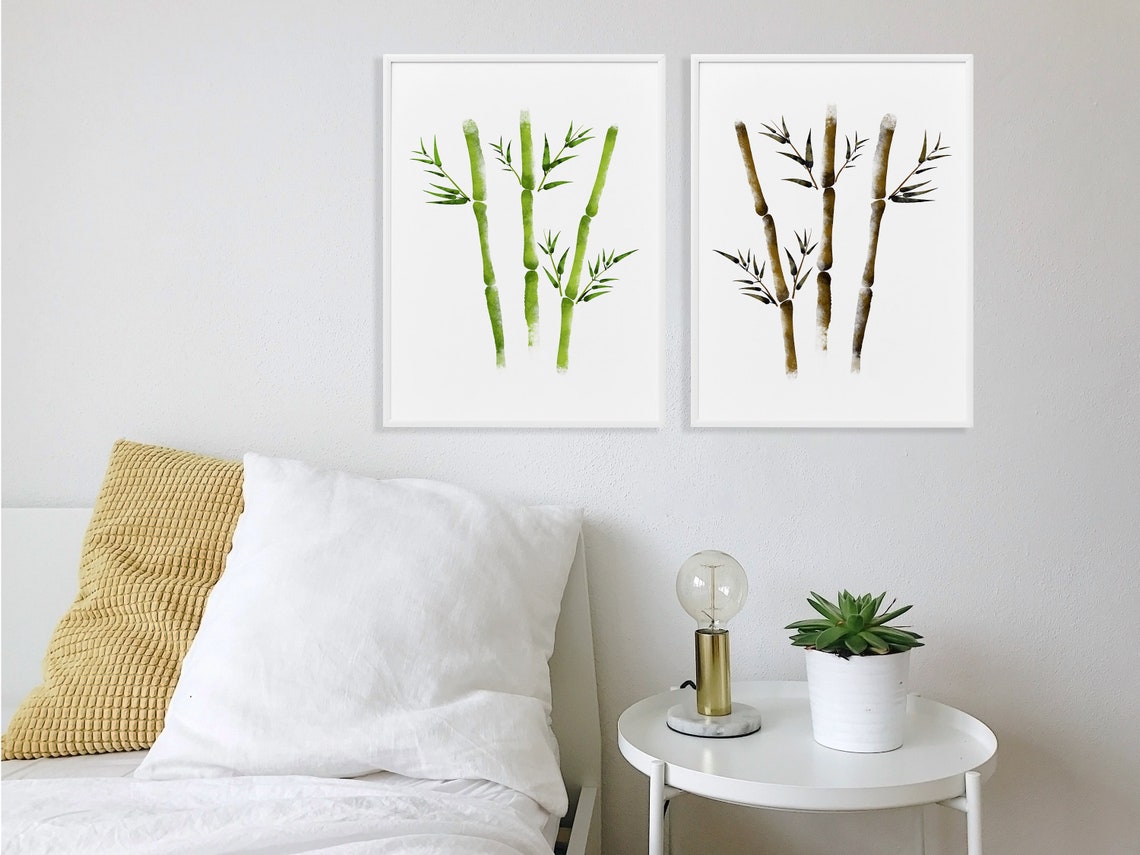 Bamboo Wall Art Printable Bamboo Print Bamboo Instant - Etsy