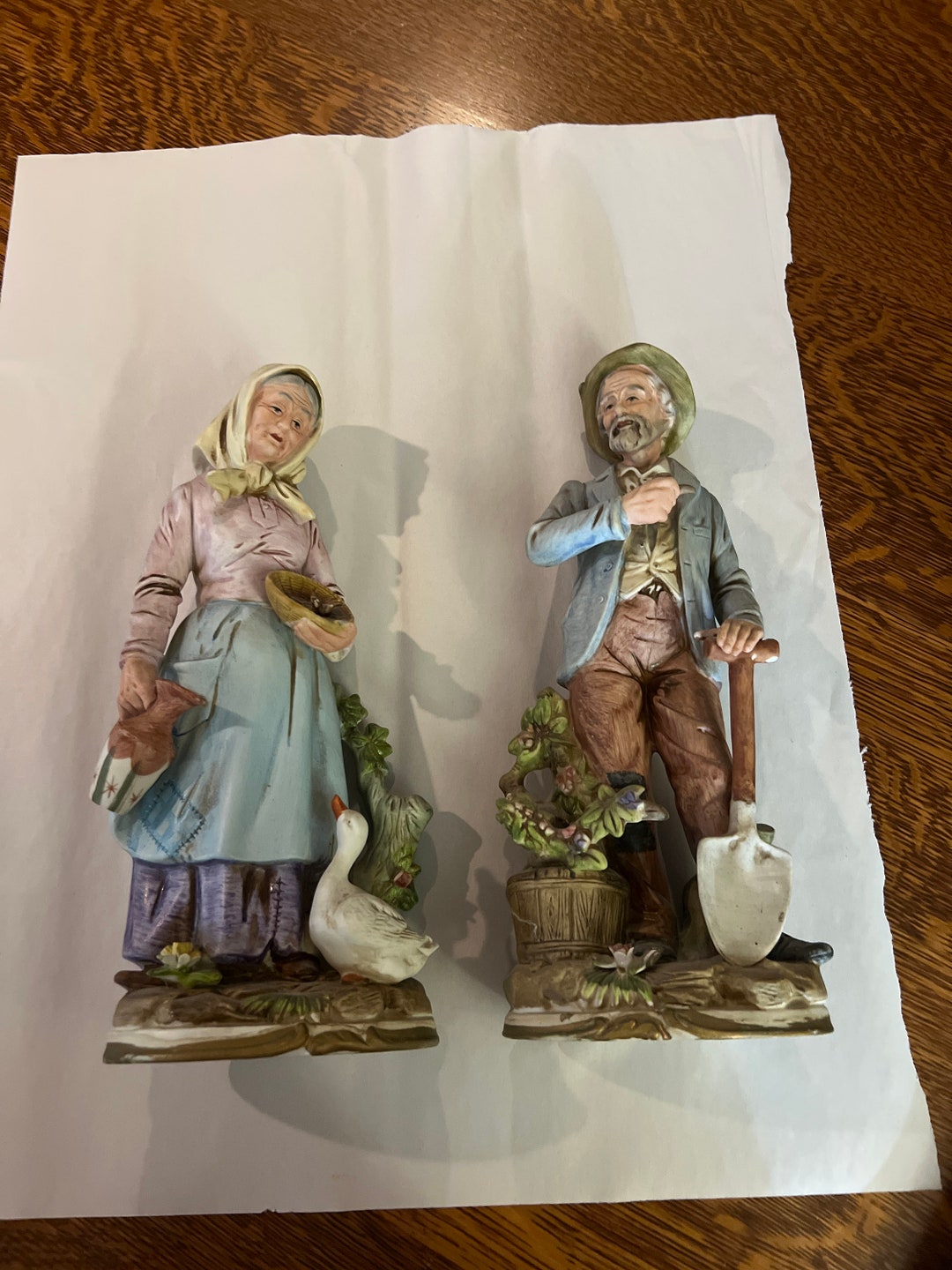 HOMCO Old Man and Woman 8816 8818 - Etsy