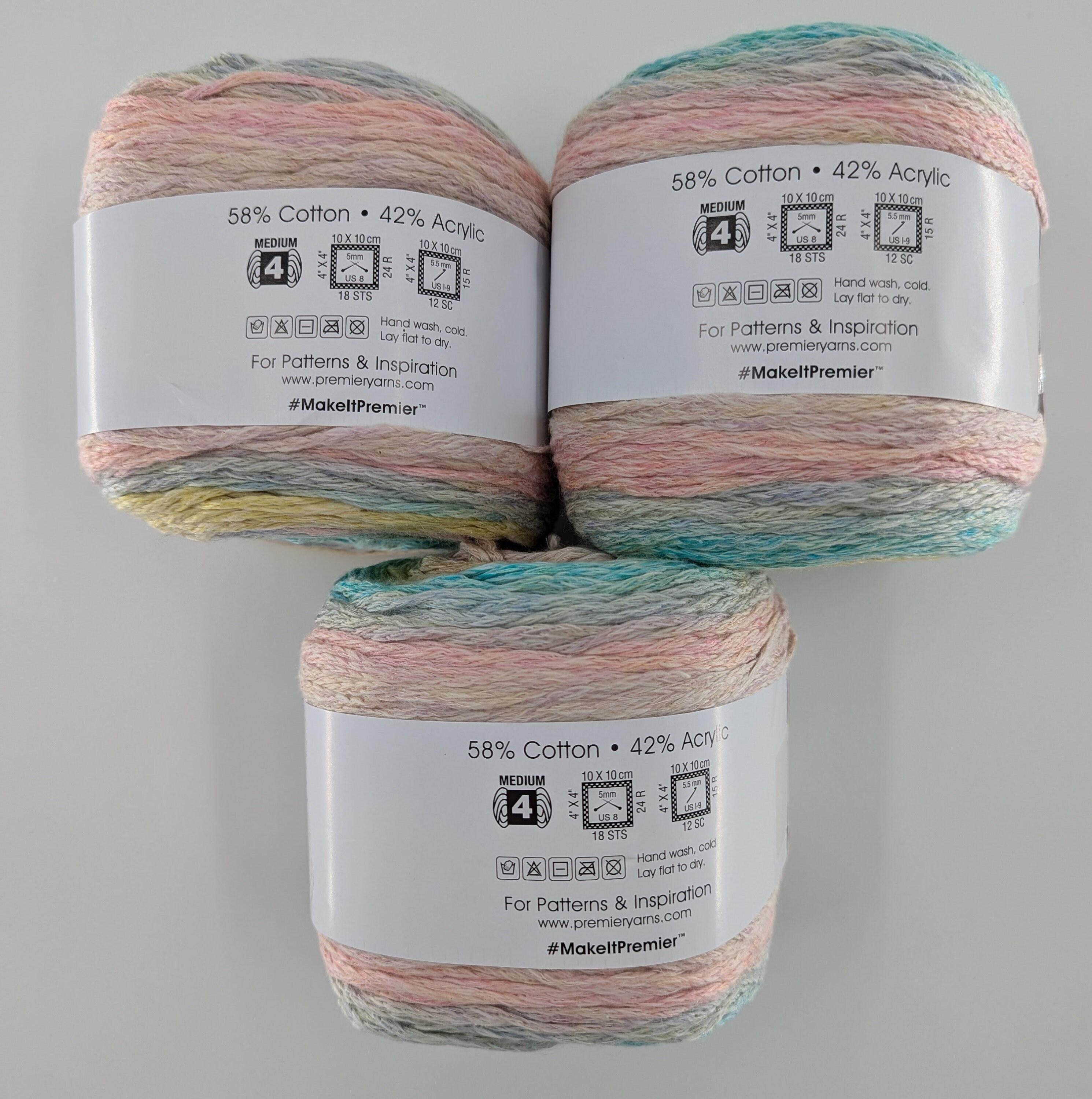 Brand New Yarn Premier Momenti Yarn Seashell 3 Pack - Etsy
