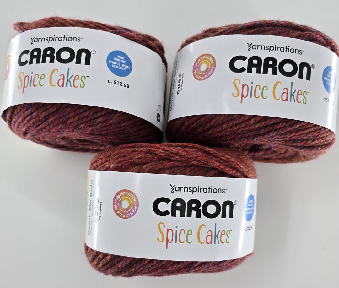 Brand New Yarn Caron Spice Cakes Cherry Sunshine 3 Pack - Etsy