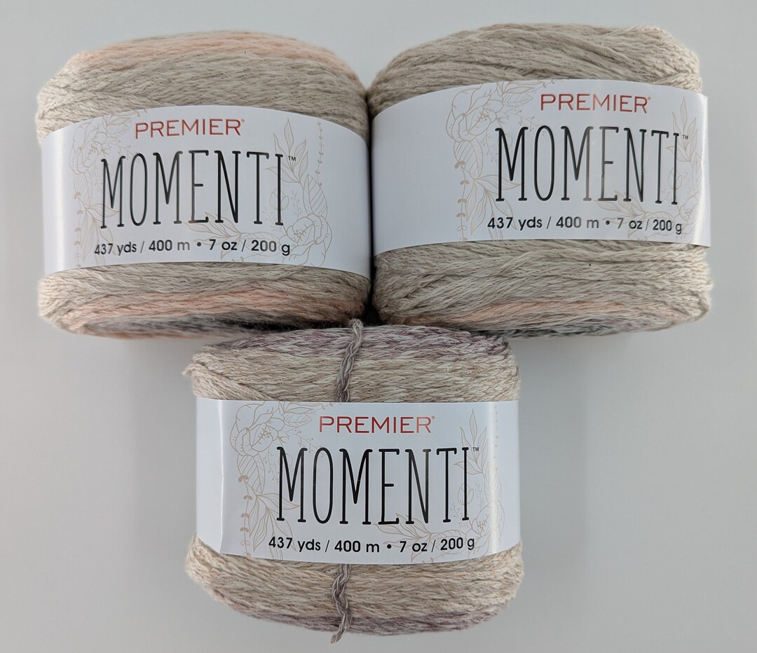 Brand New Yarn - Premier Momenti Yarn - Rose Quartz (3 Pack) - Etsy