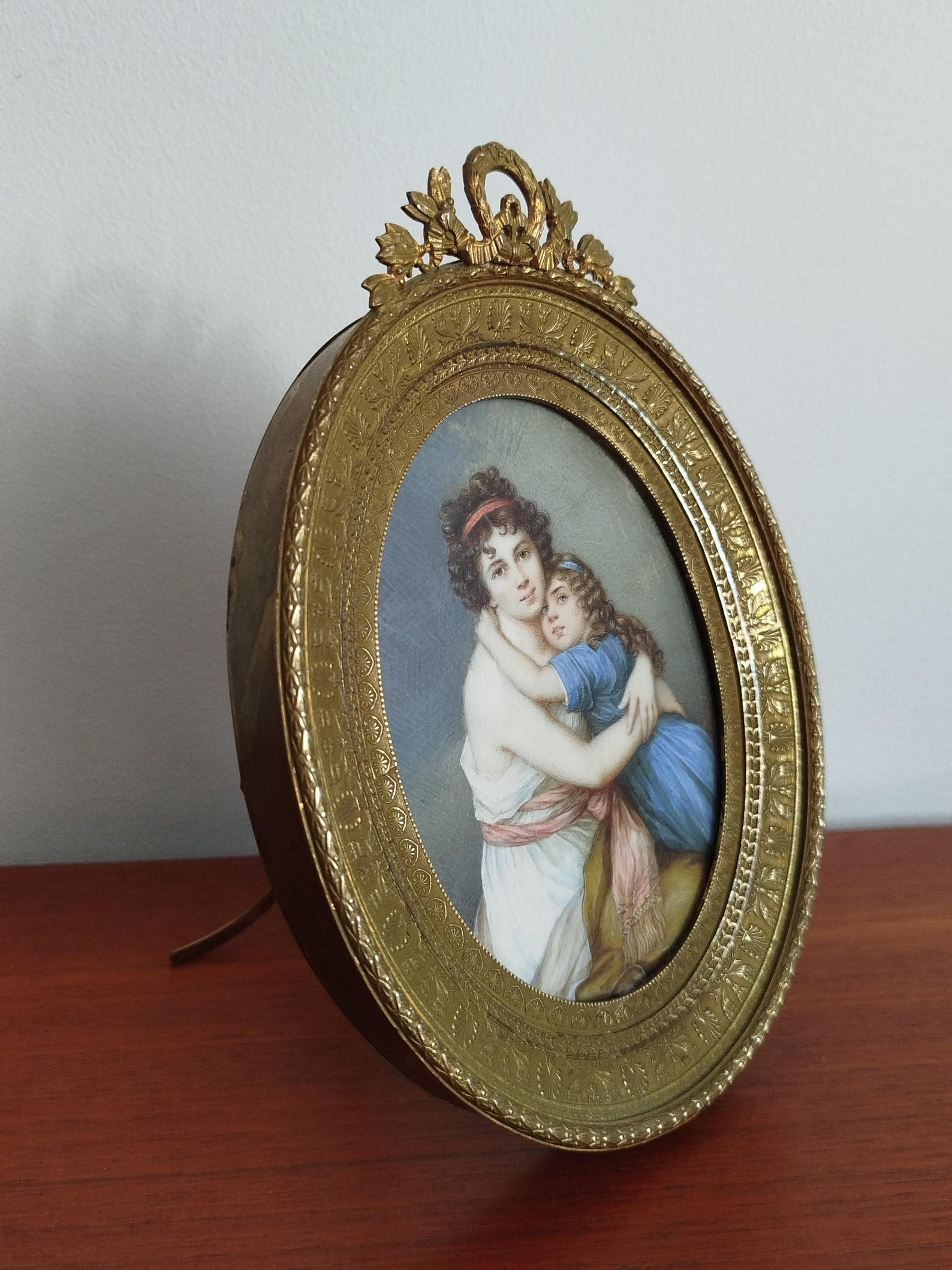 E. Vigee Lebrun (after), Autoportrait, French Antique Late XIX Century ...