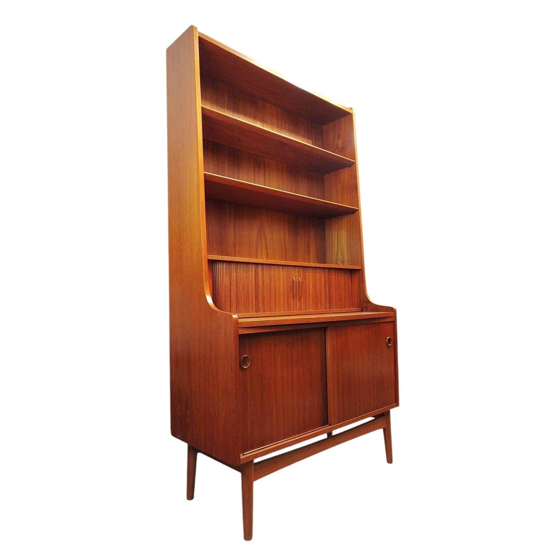 Danish Vintage 1960s Mid-century Modern Teak Secretaire, Desk With ...