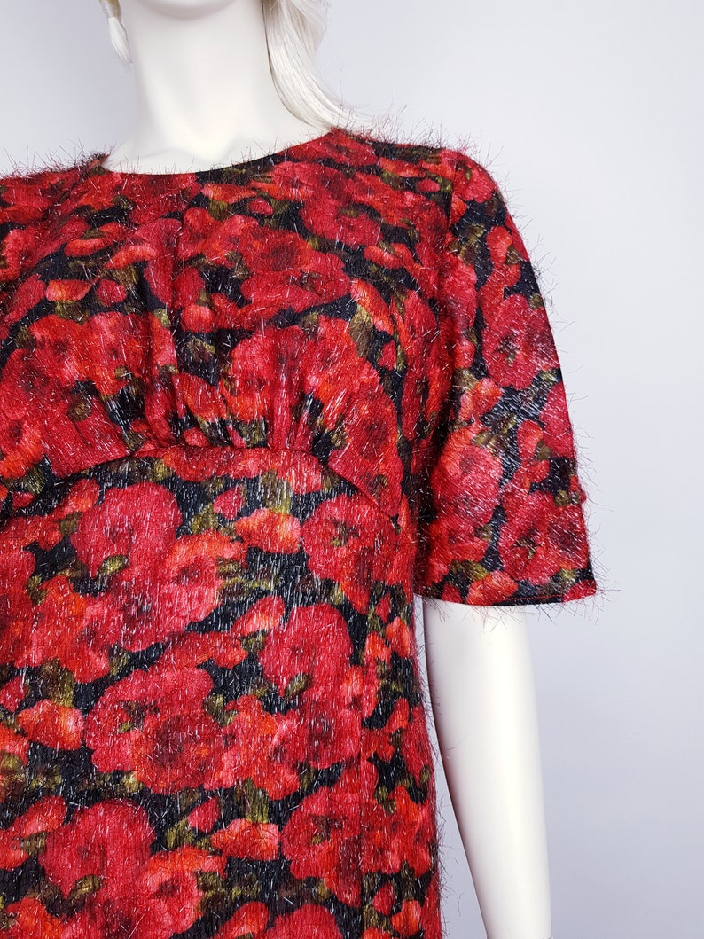 Beautiful Red Poppy Dress Size Medium Dress Size Medium 12 UK - Etsy UK