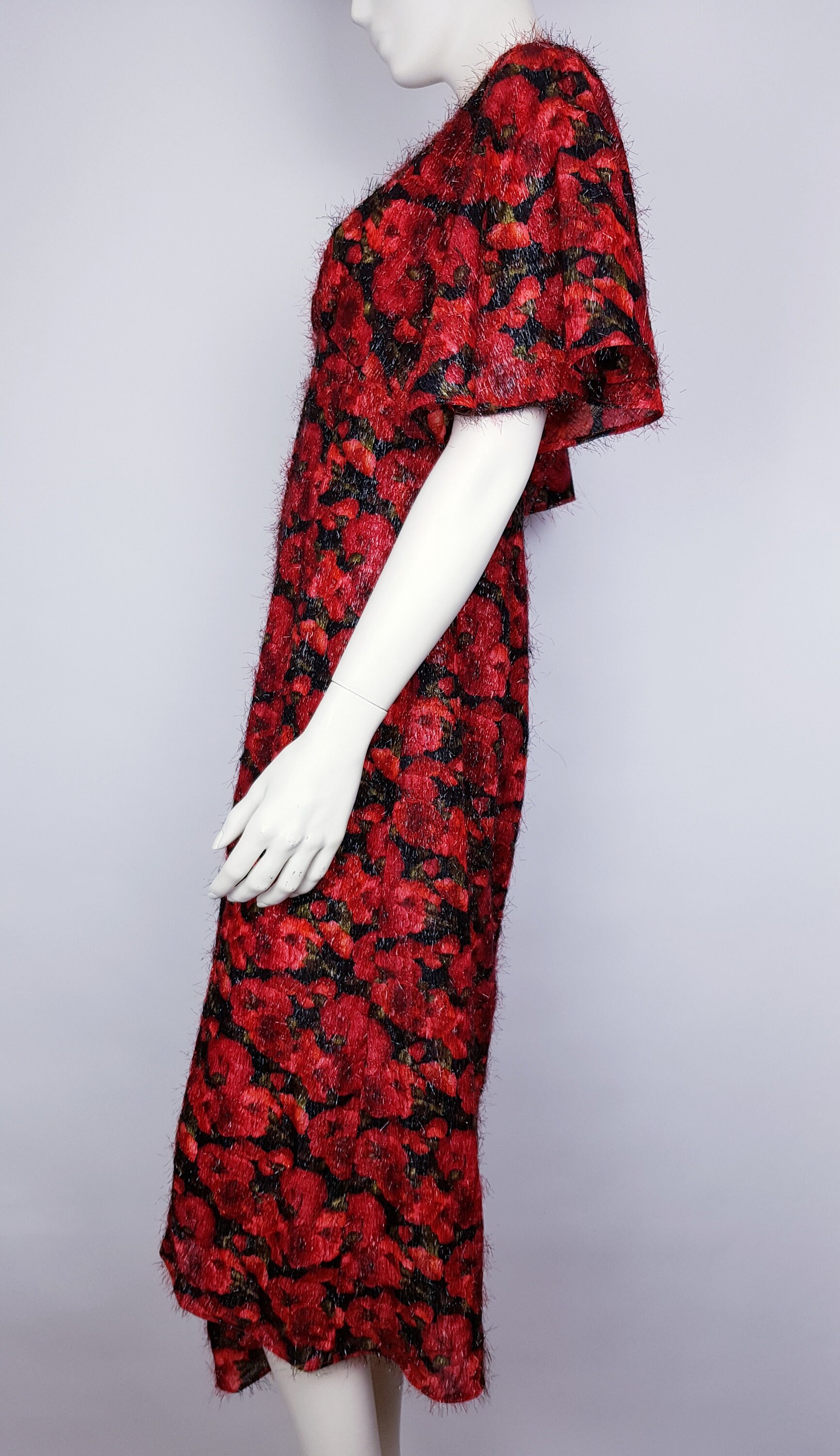 Beautiful Red Poppy Dress Size Medium Dress Size Medium 12 UK- Sexy ...