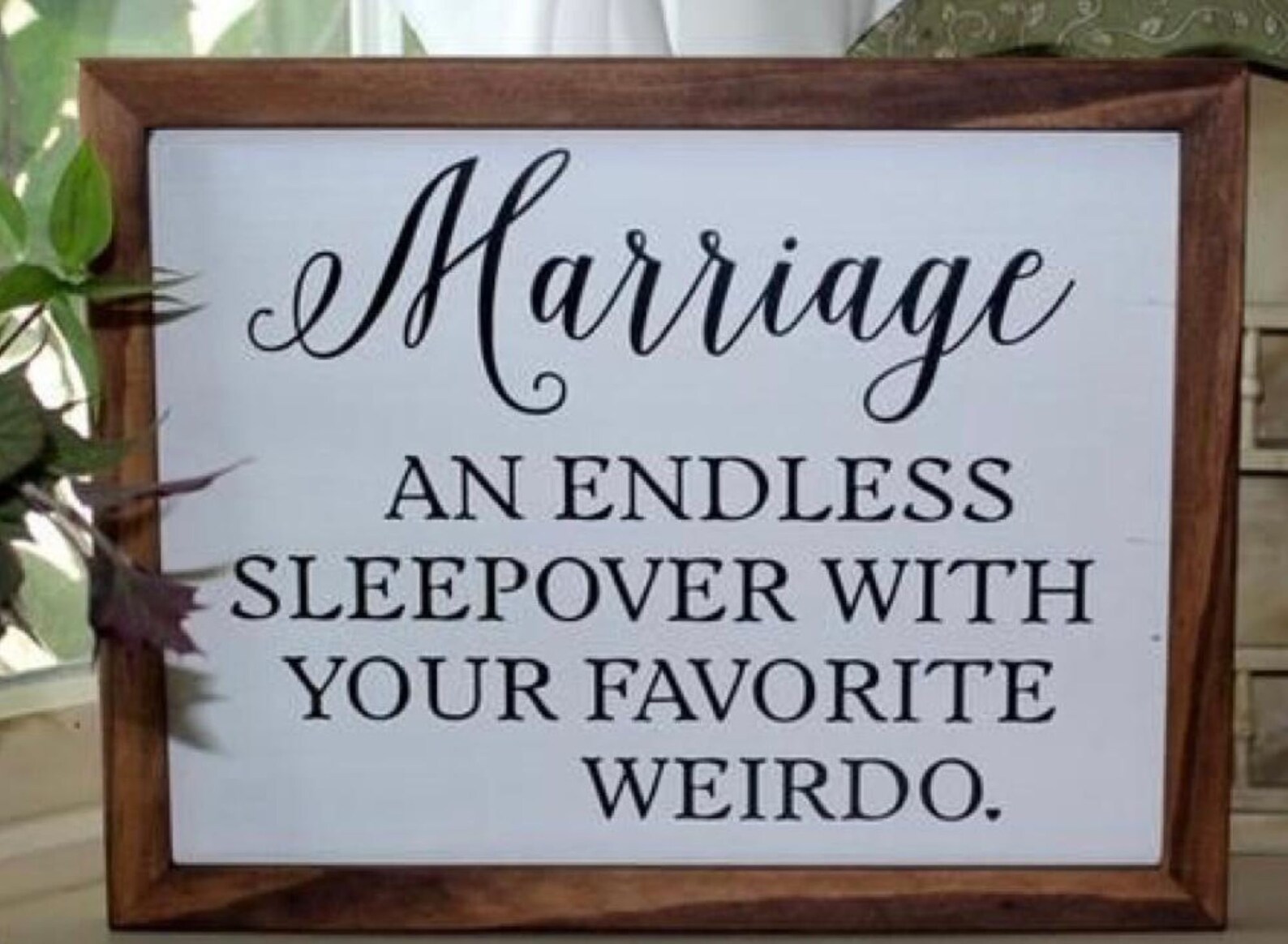Marriage Definition Funny Sign - Etsy