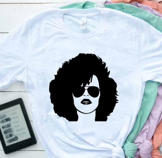 Black woman svg Afro svg black woman clipart black girl glasses svg for ...