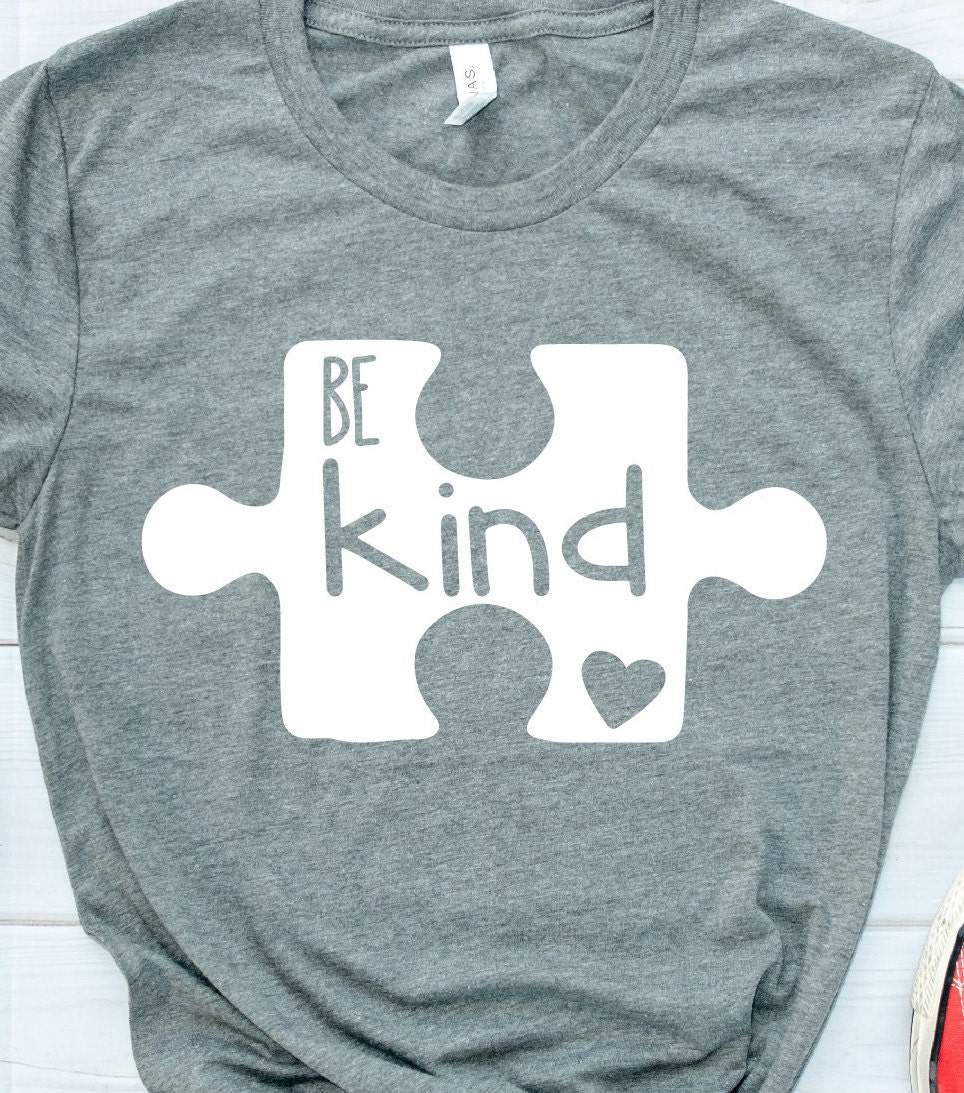 Be Kind SVG,Dxf,Jpg,Png,Eps Autism Awareness Svg,Be Kind Shirt Svg ...